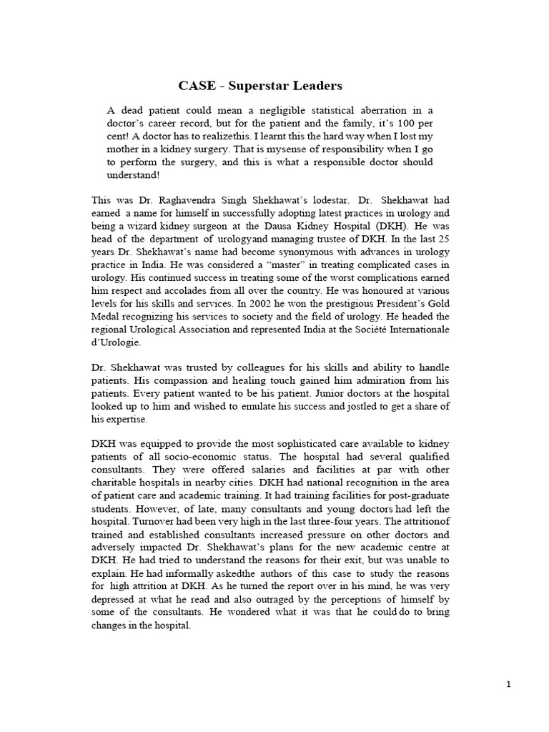 Case - End Sem Exam 6-12-23 | Download Free PDF | Residency (Medicine ...