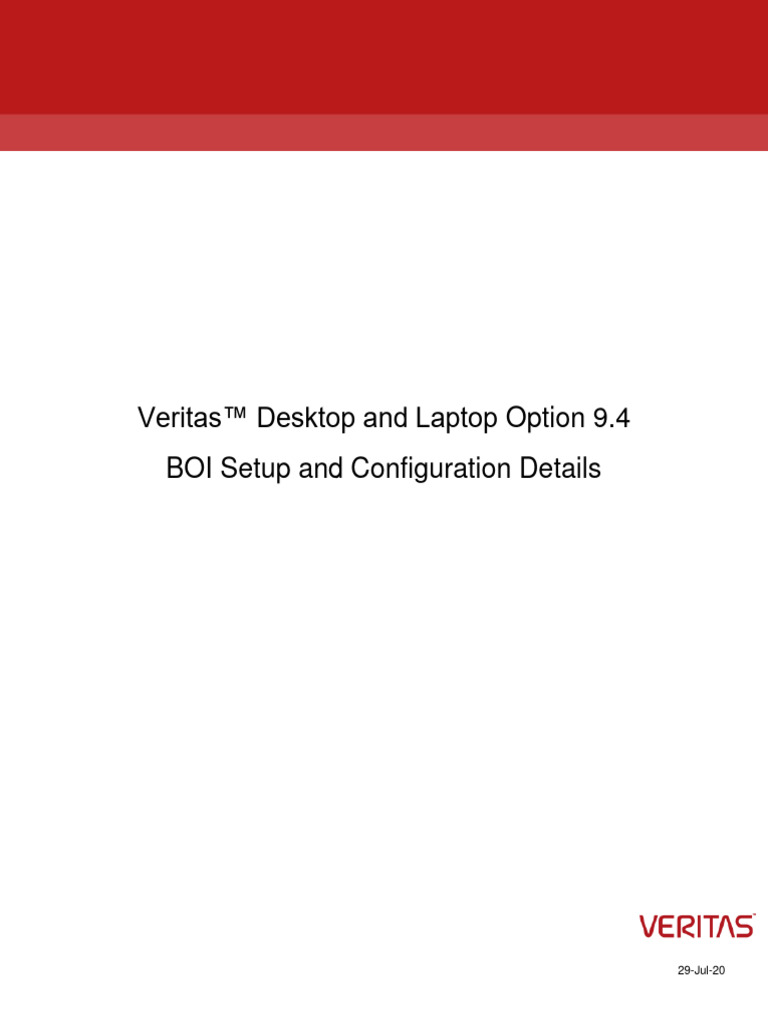 Veritas DLO 9.4 BOI Setup and Configuration Guide | PDF | Public Key Certificate | Transport ...