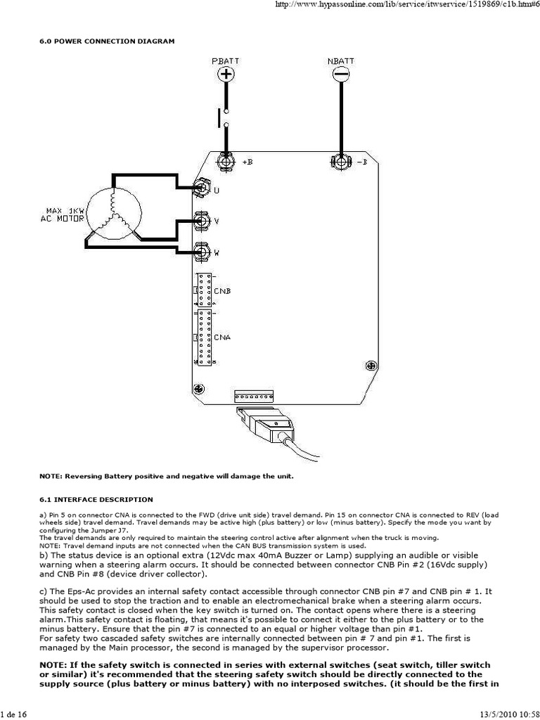 EPS AC Wire Guidance Itens 6.0 - 9.15 | PDF | Electric Motor | Switch