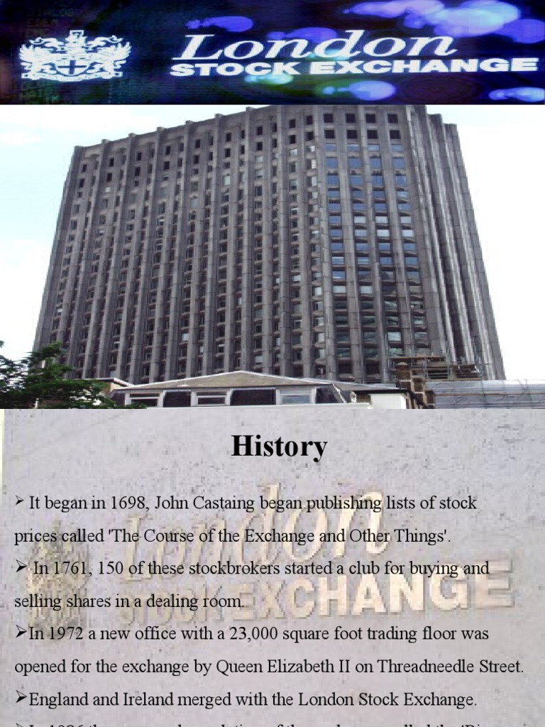 History of the London Stock Exchange | PDF | London Stock Exchange ...