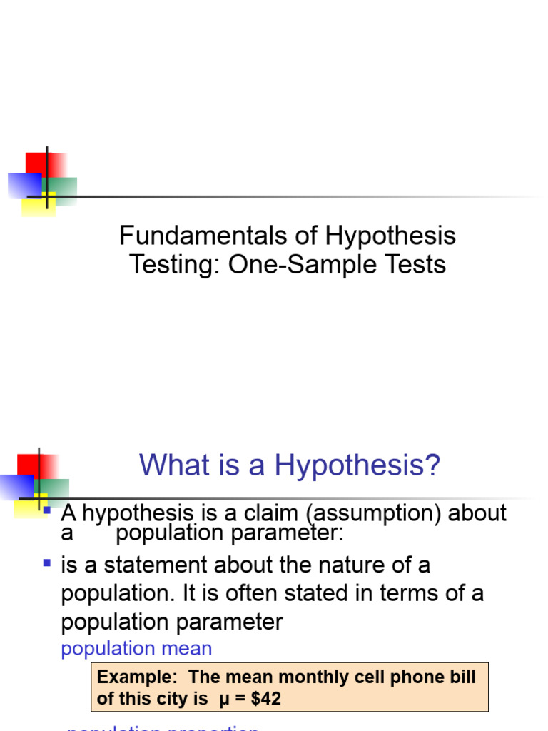 Hypothesis Testing | Download Free PDF | Statistical Significance ...