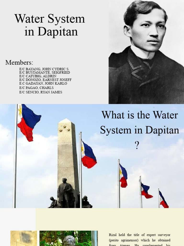 Invention of Rizal (Water System in Dapitan) | PDF