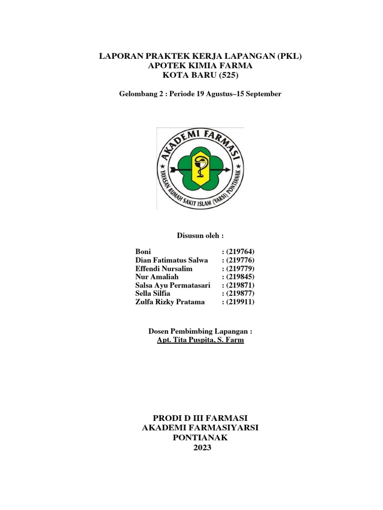 Laporan Praktek Kerja Lapangan | PDF | Bisnis