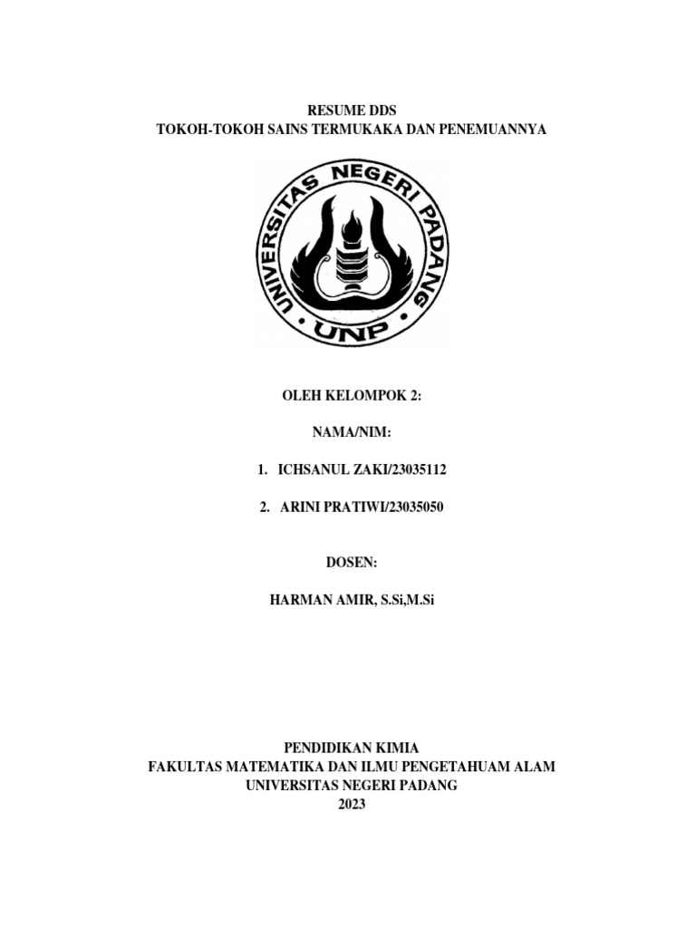 Tokoh-Tokoh Sains Termukaka Dan Penemuannya | PDF