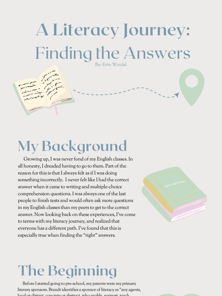 A Literacy Journey Finding The Answers No Audio PDF Remediation | PDF ...