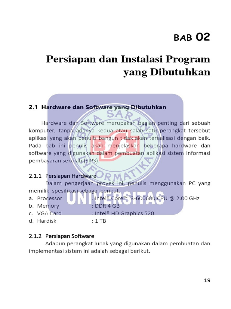 File 11 Bab II Panduan Instalasi | PDF
