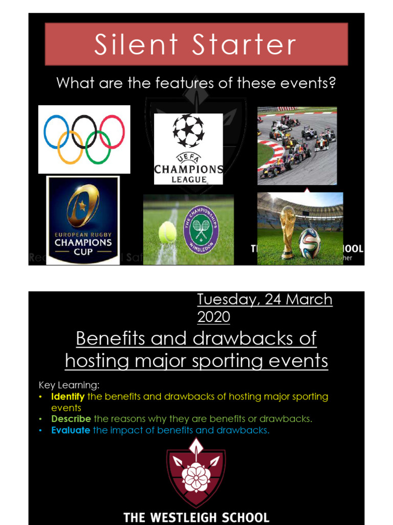 Benefits and Drawbacks of Major Sports Events | PDF | Employment | Pension
