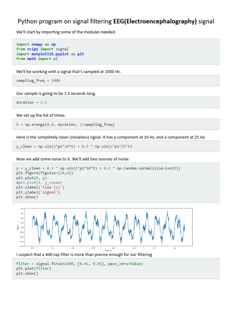 Assignment EEG | PDF