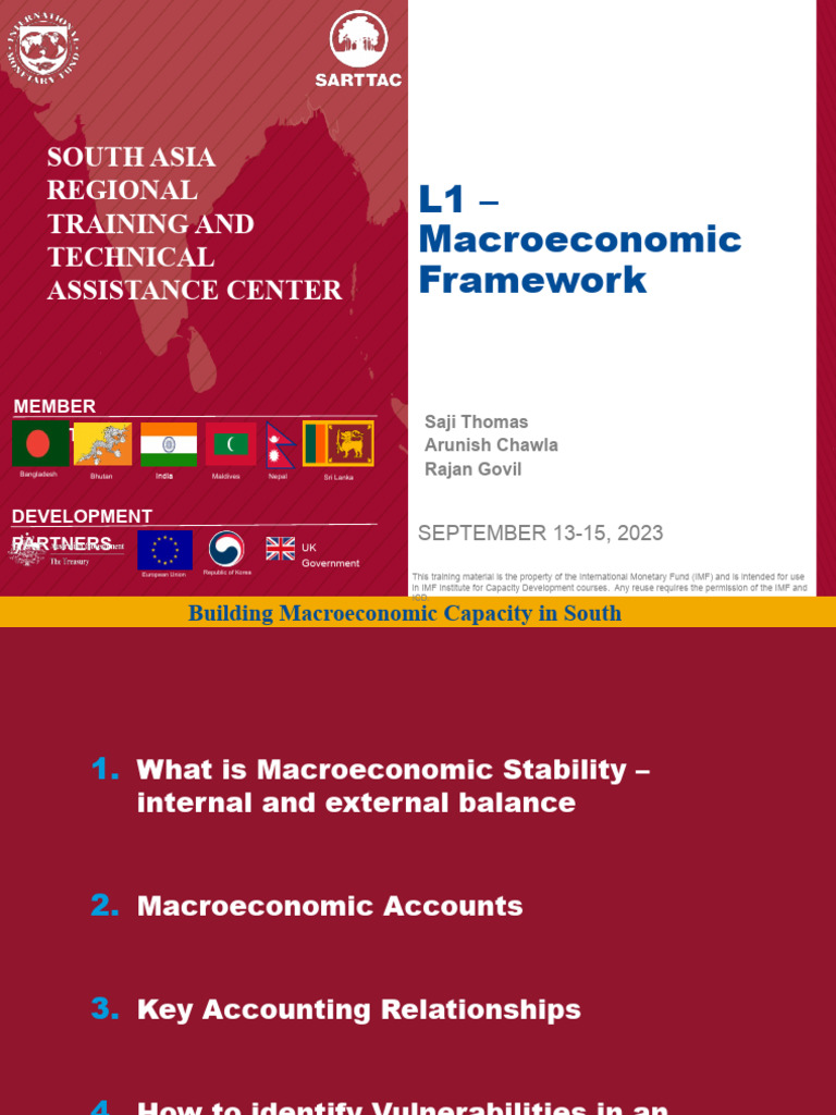 L1 Macroeconomic Framework | Download Free PDF | Balance Of Payments ...