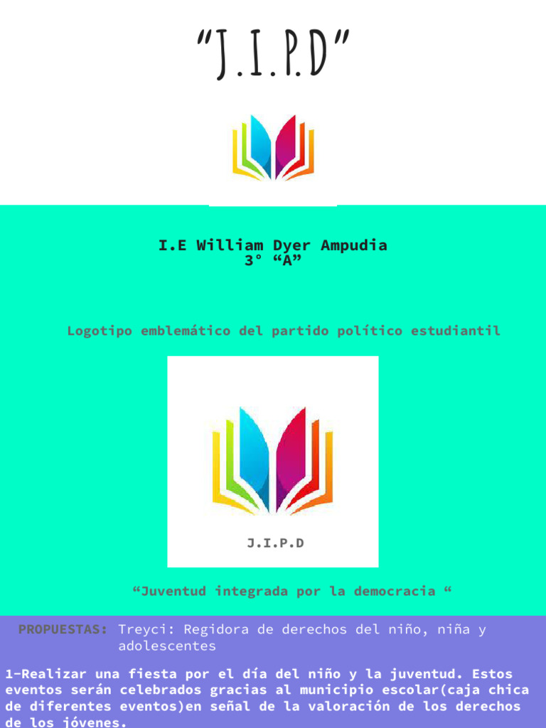 Partido Político Estudiantil dpcc-1 | PDF | Aprendizaje | Inclusión ...