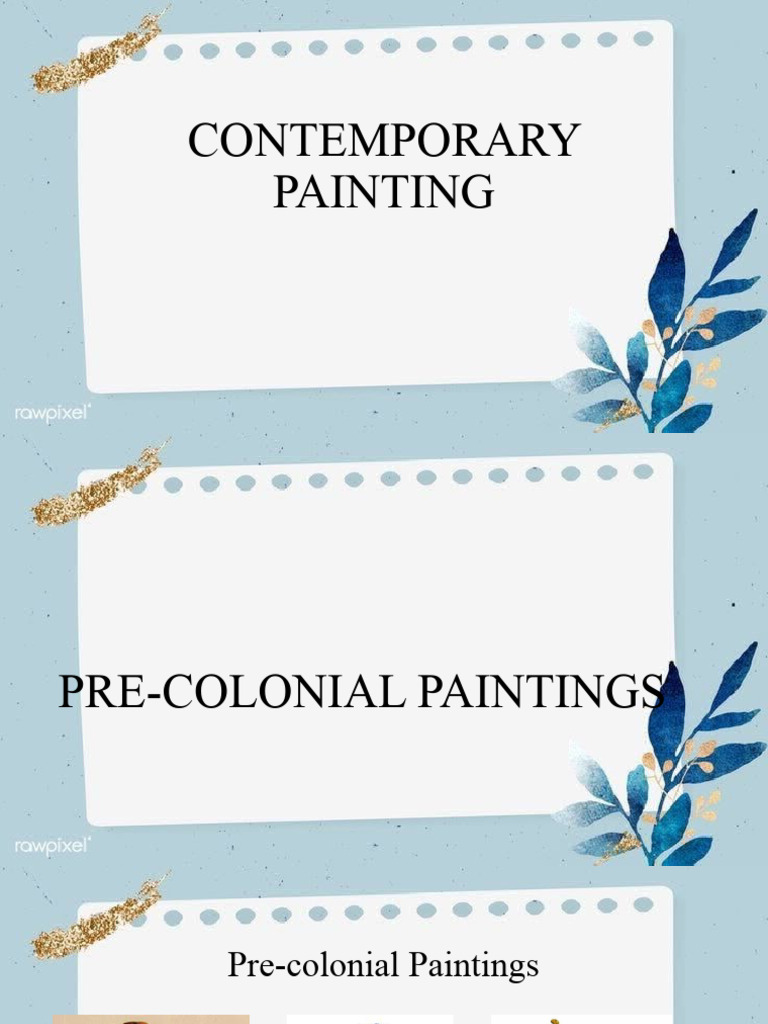 CPAR LESSON 7 Contemporary Painting | PDF | Paintings | Drawing