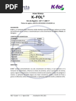 Ficha Técnica de Biofrut® XL | PDF | Calcio | Solubilidad