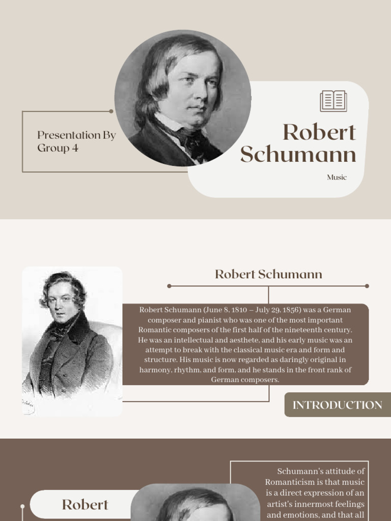 Robert Schumann: Romantic Composer Overview | PDF | Robert Schumann ...