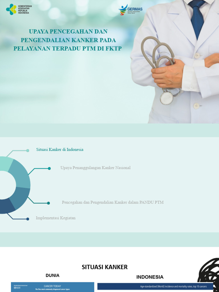 Upaya Pencegahan Dan Pengendalian Kanker Pada Pelayanan Terpadu PTM Di FKTP | PDF