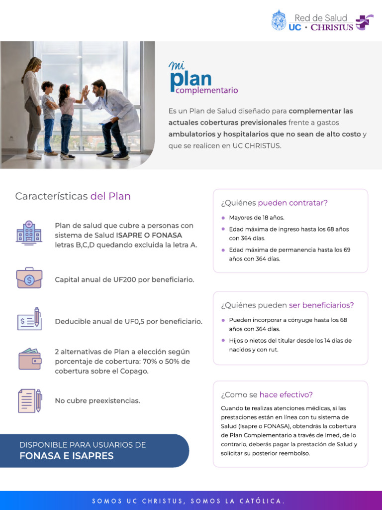 Plan Complementario Fonasa | PDF | Programas sociales | Medicina