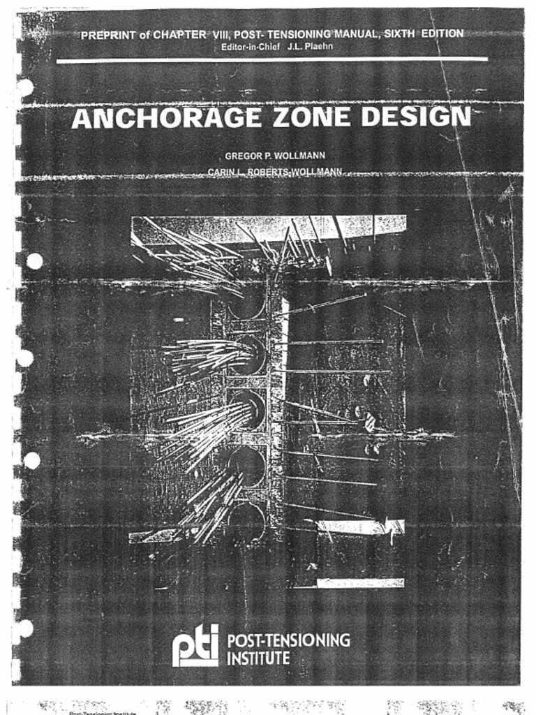 Anchorage Zone Design | PDF