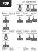 Cheerdance Hand Movements Guide | PDF | Arm