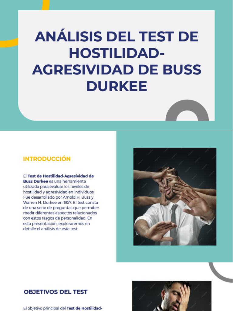 Wepik Analisis Del Test de Hostilidad Agresividad de Buss Durkee ...