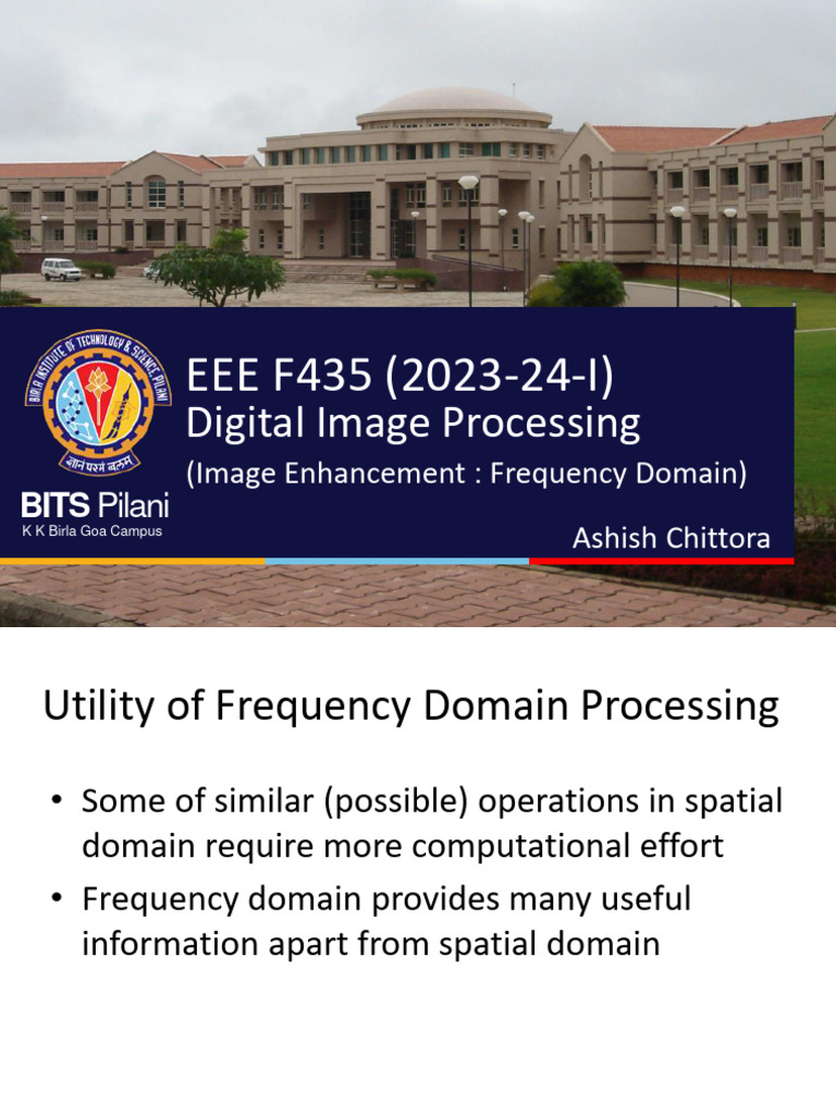 Image Enhancement Frequency Domain | PDF | Discrete Fourier Transform ...
