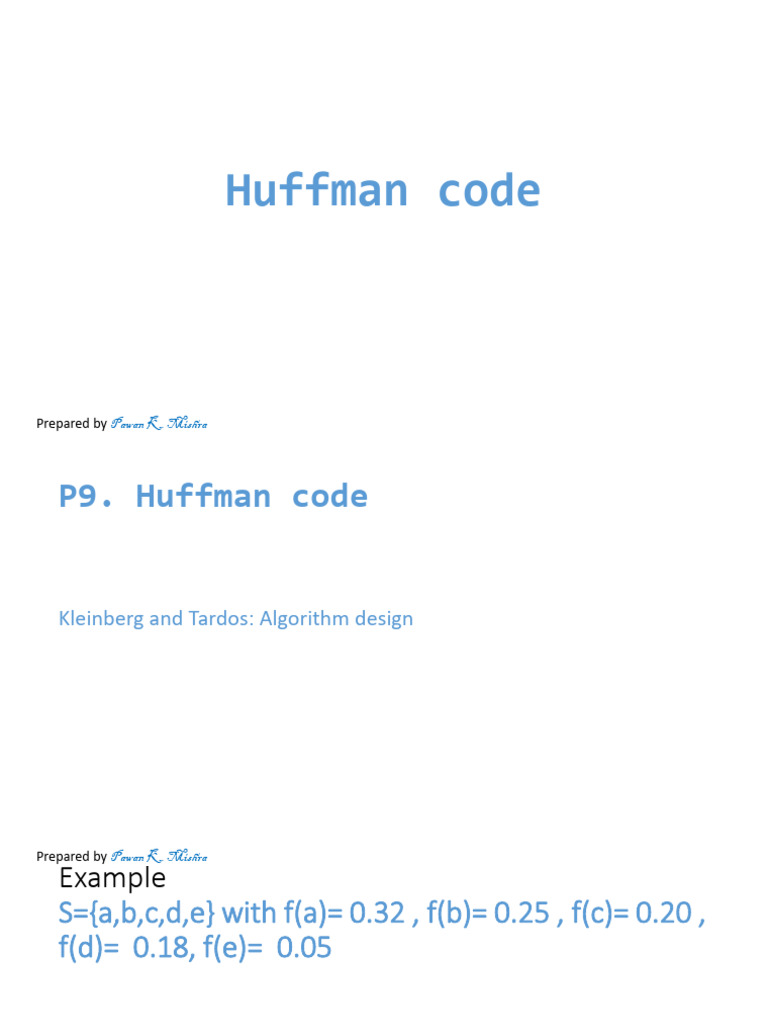 Huffman | Download Free PDF | Code | Computing