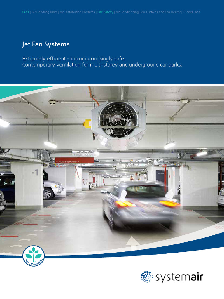 Jet Fan Systems for Efficient Ventilation | PDF | Energy Conservation ...