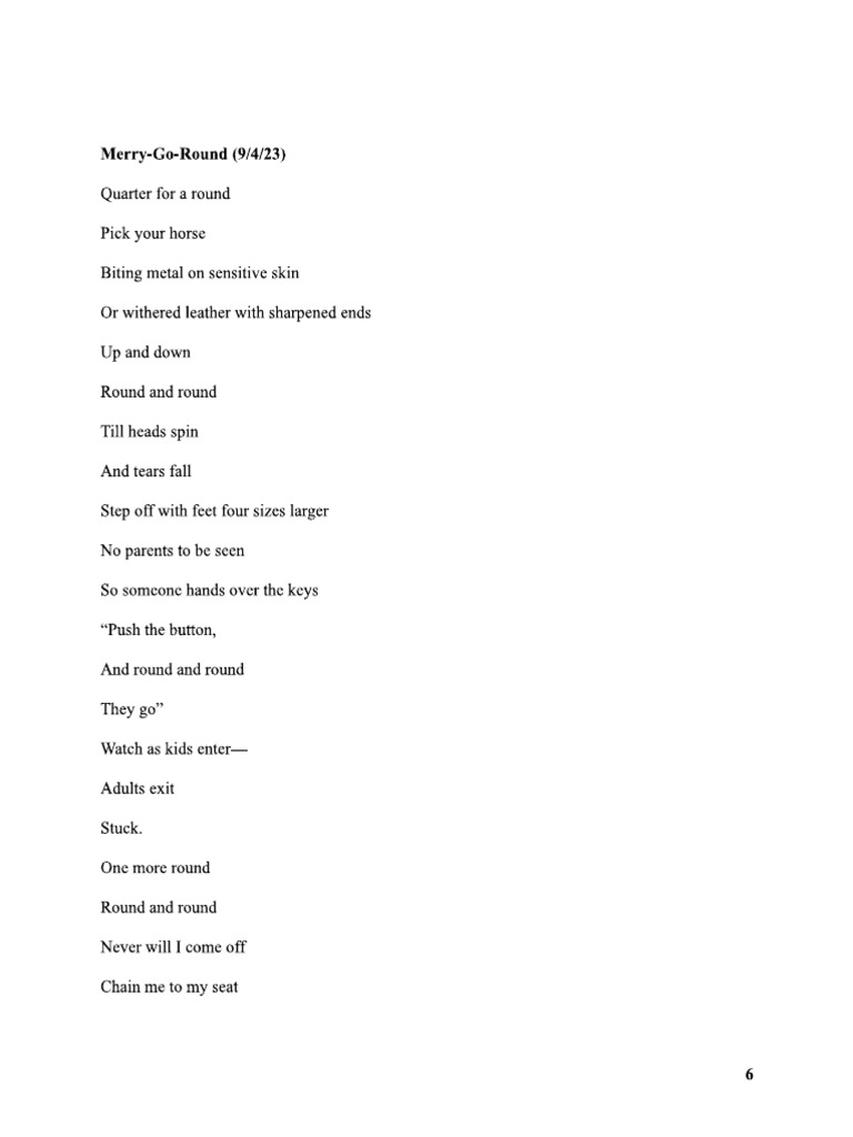 Merry Go Round | PDF