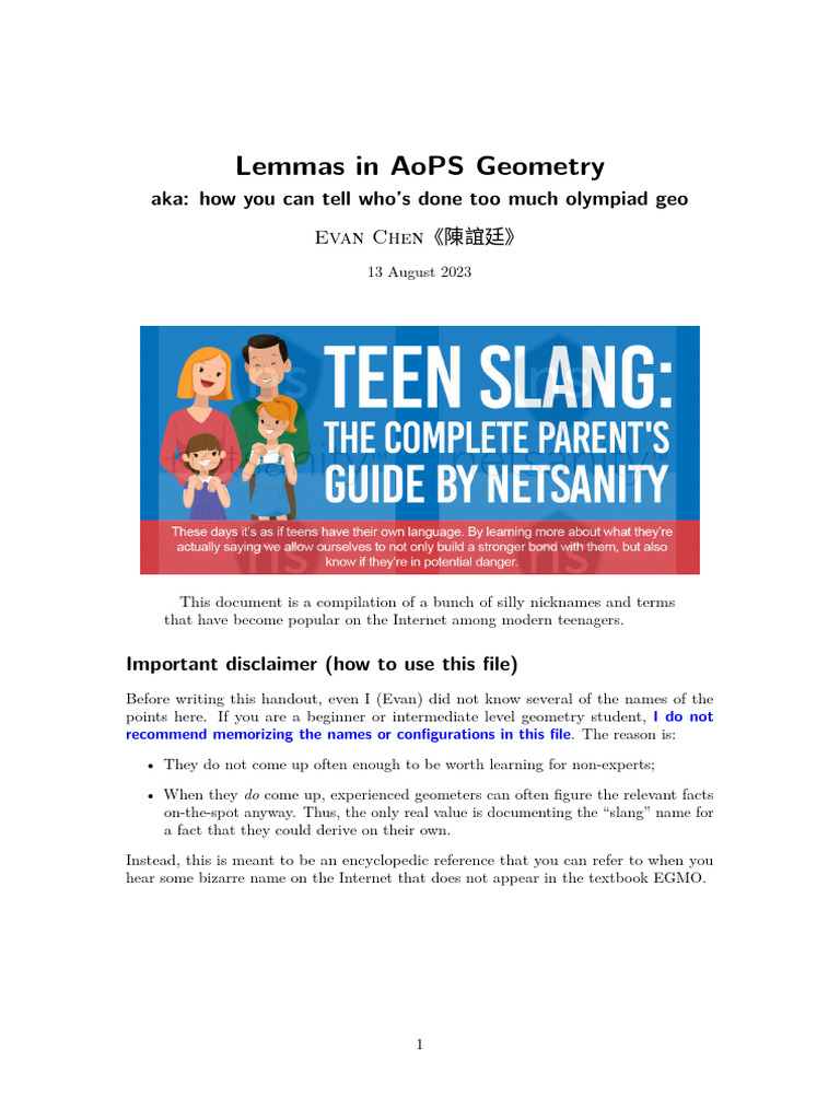 Geo Slang | PDF | Triangle | Circle Geo Slang | PDF | Triangle | Circle