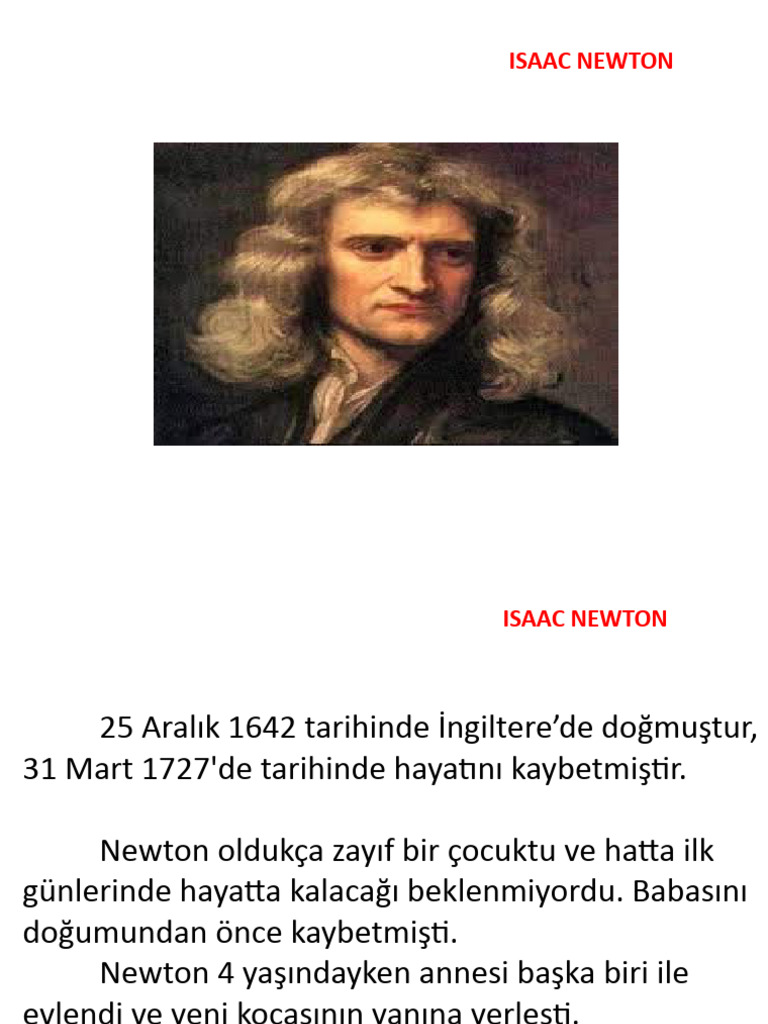 Isaac Newton | PDF