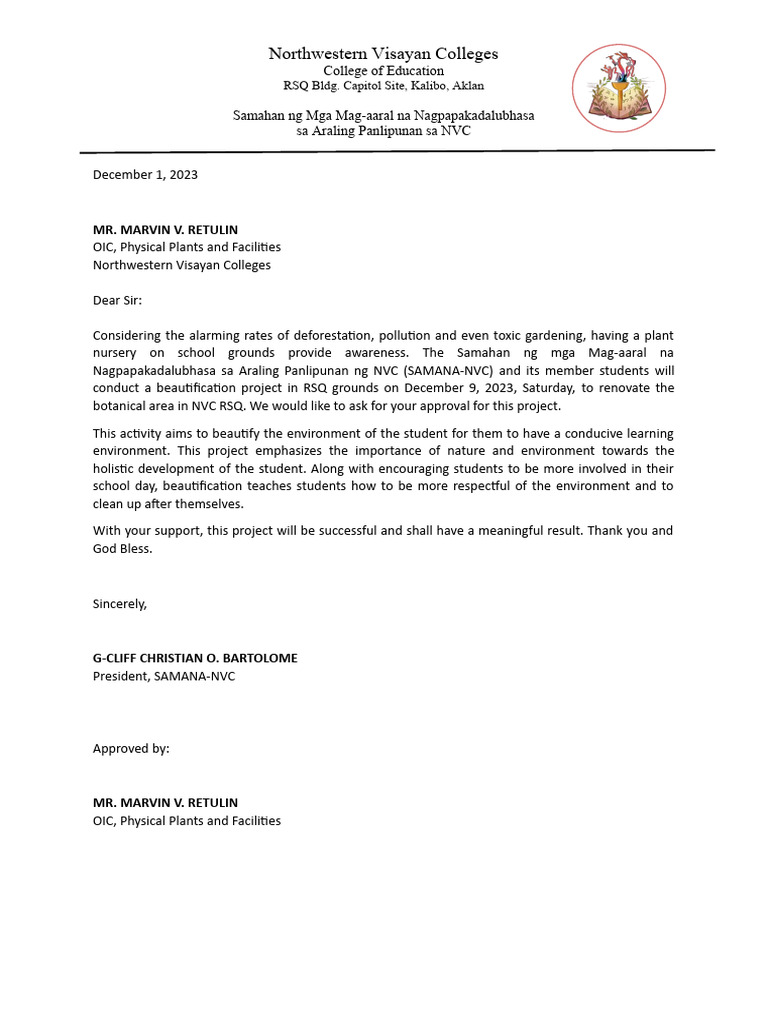 School Beautification Project Proposal | PDF