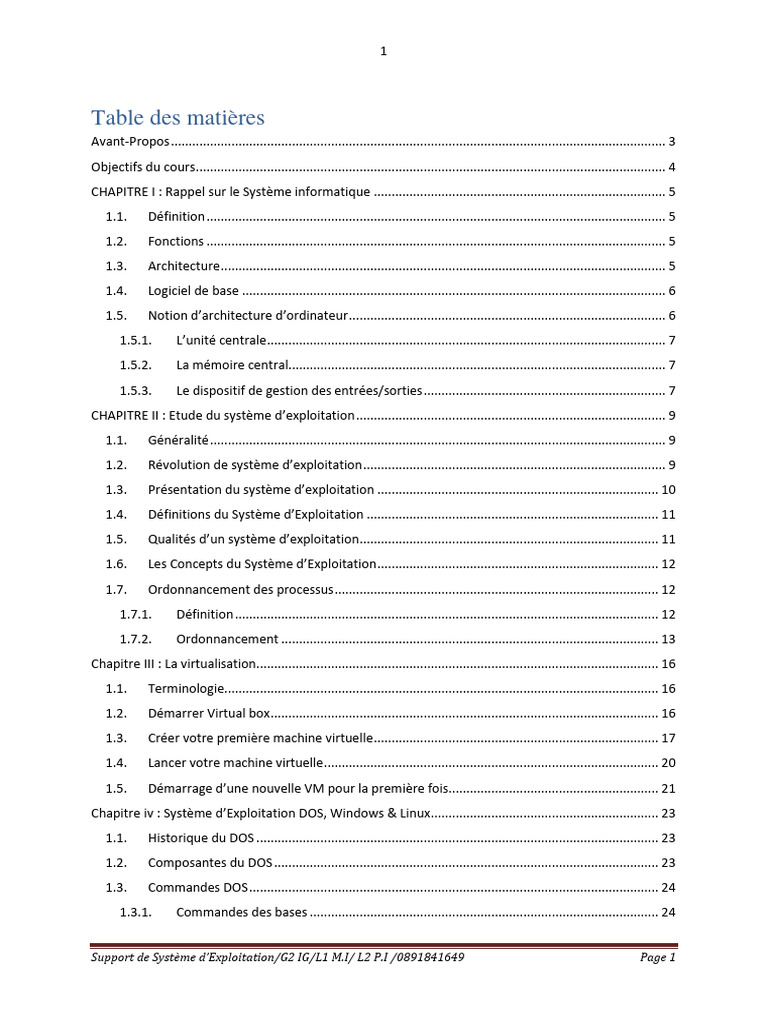 Support de Système D'exploitation New Version 2021-2020 - 115321 ...