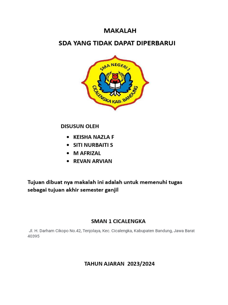 Makalah Geografi - Dock | PDF | Sains & Matematika | Ilmu Sosial