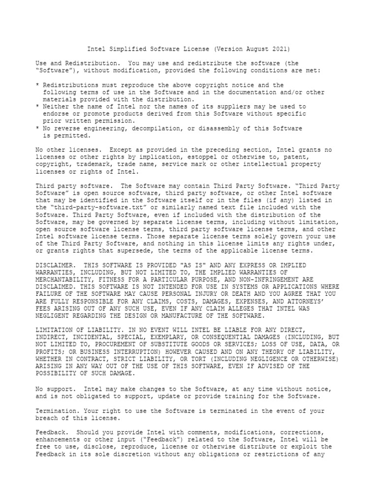 Test Licence | PDF | License | Legal Liability