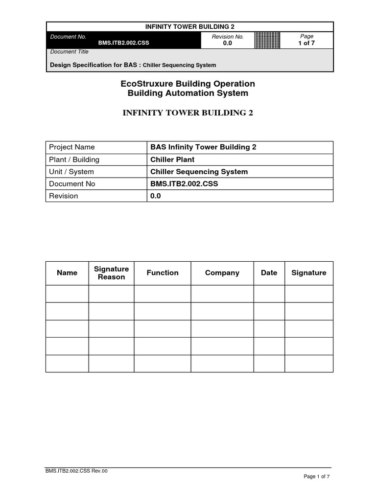 BMS - ITB2.002.CSS Rev.00 | PDF | Civil Engineering | Mechanical Engineering