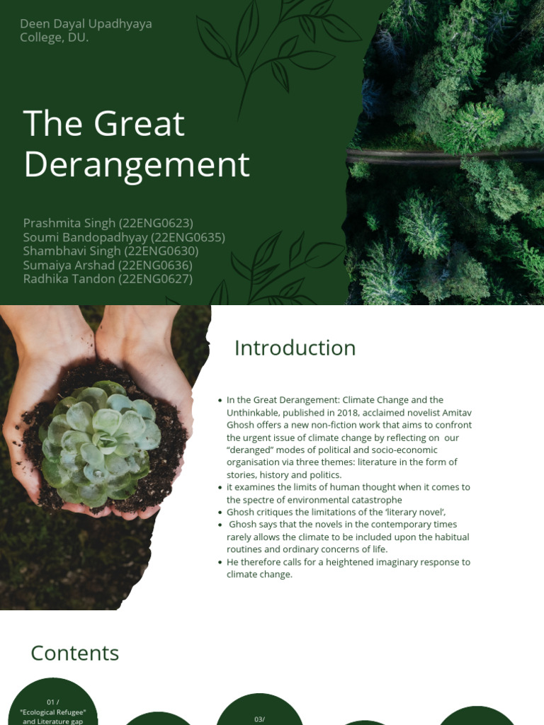 Climate Change in Literature Analysis | PDF | Anthropocene | Climate Change