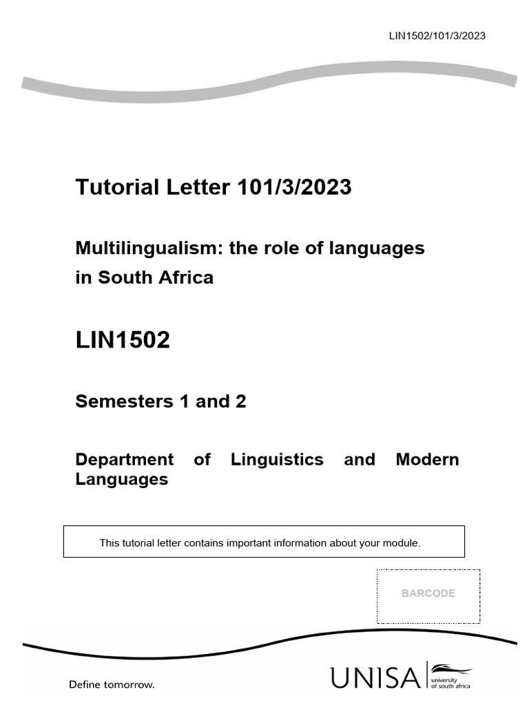 Tut Letter SEVEN | Download Free PDF | Multilingualism | First Language