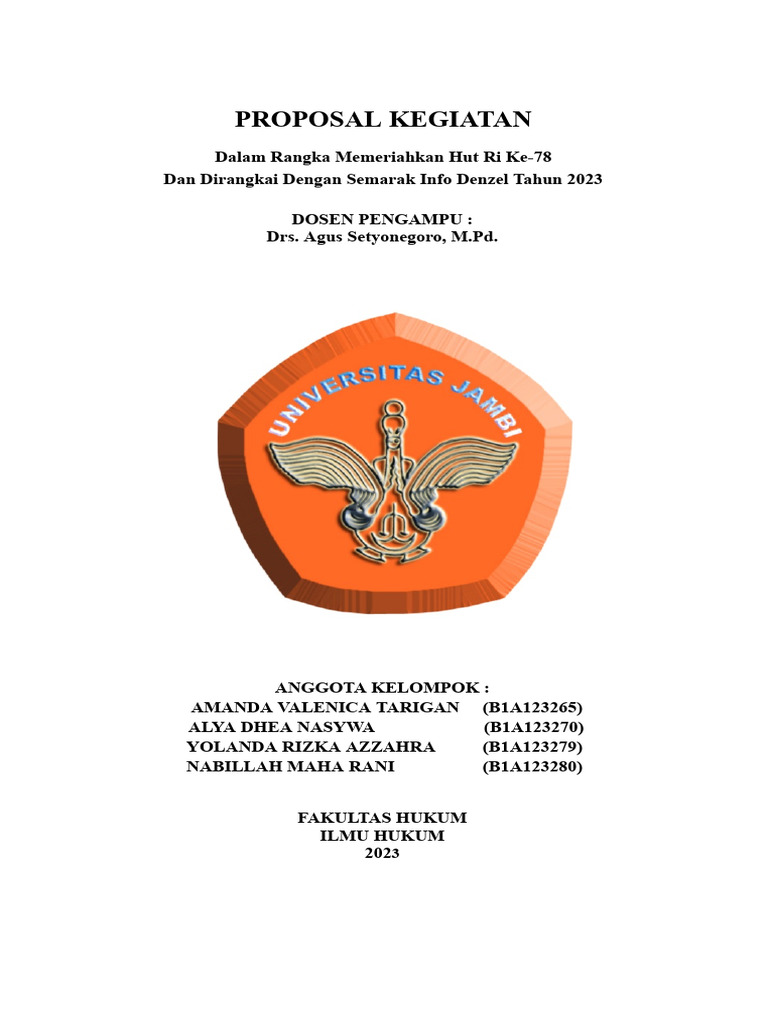 (B.INDO) Proposal Kelompok | PDF