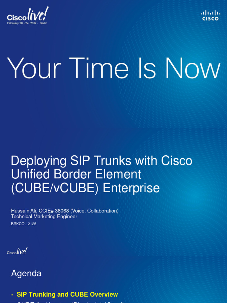 Brkcol 2125 | PDF | Session Initiation Protocol | Voice Over Ip