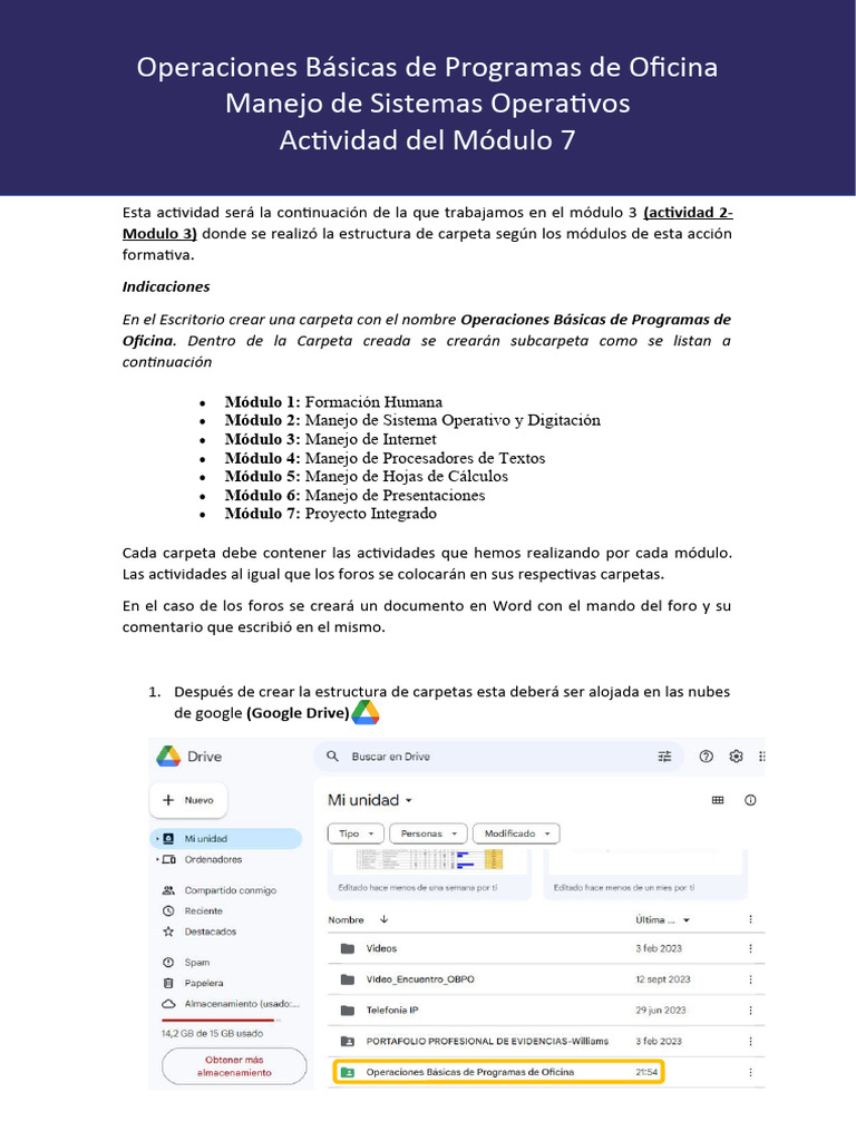 Actividad 1-Módulo 7 | PDF