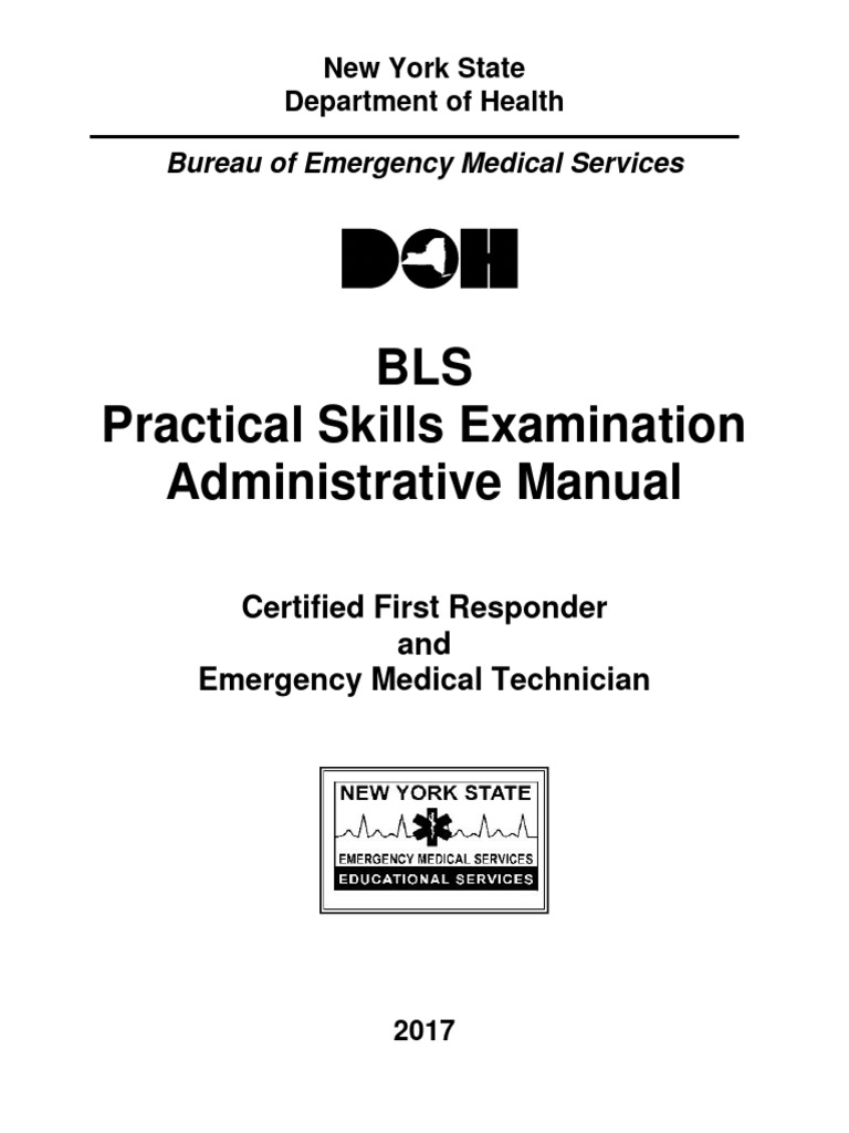 Practical Skills Manual Bls | PDF | Emergency Medical Technician ...