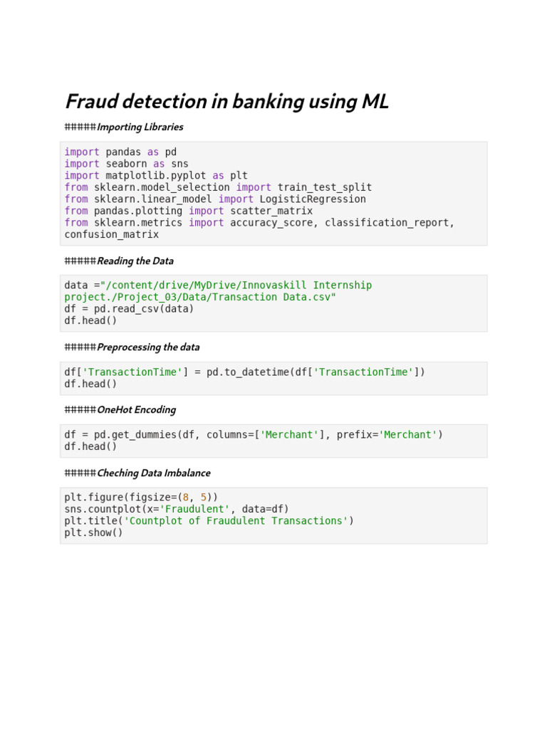 42-Fraud Detection in Banking Using ML | PDF | Accuracy And Precision | Cognitive Science