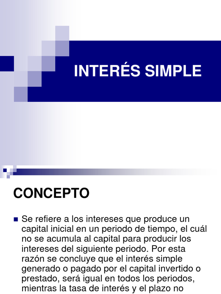 Interés Simple y Compuesto | PDF | Interés | Economias