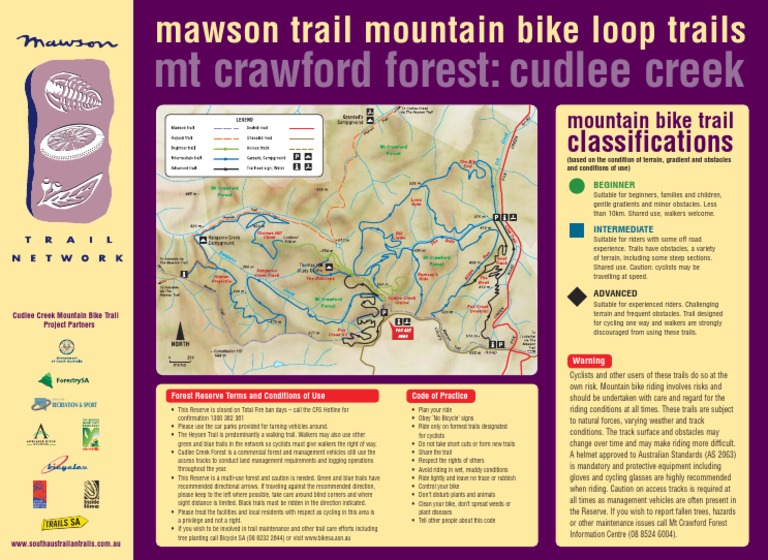 Mount Loft Bike Map | PDF | Trail | Road Transport