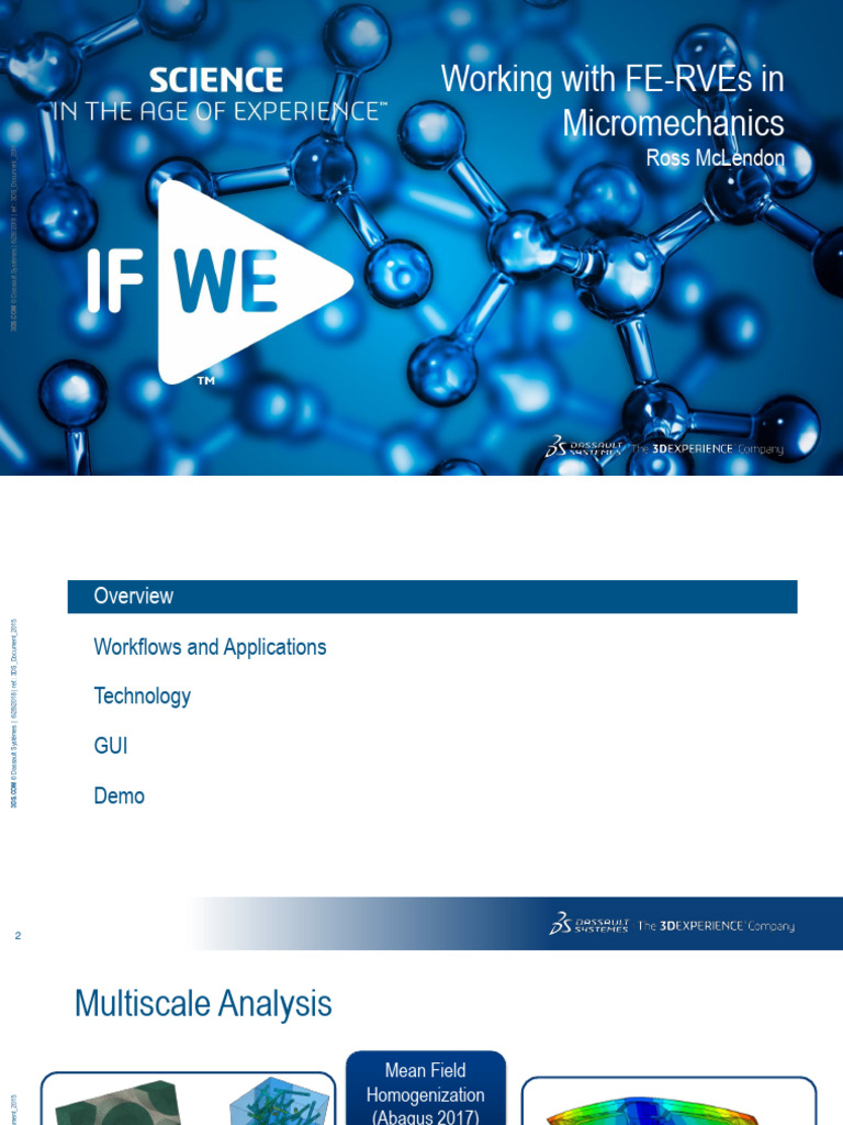 FE-RVE Analysis in Micromechanics | PDF | Physical Sciences | Materials