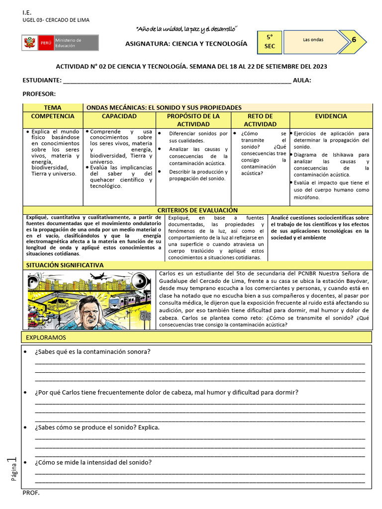 (PDF) 5° SEC. EDA 6 SEMANA 2 CYT Explica 2023 Ondas mecánicas El sonido ... (PDF) 5° SEC. EDA 6 SEMANA 2 CYT Explica 2023 Ondas mecánicas El sonido ...