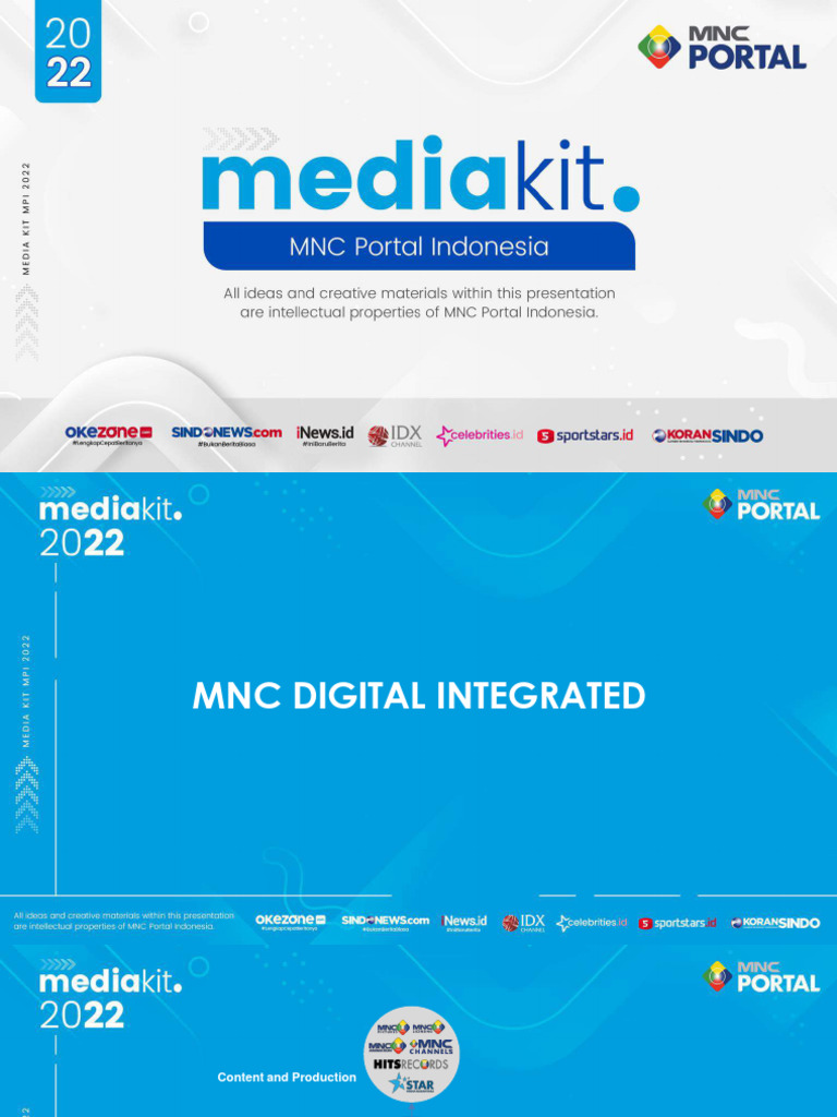 MNC Portal Media Kit - Januari 2022 | PDF | Marketing | Service Industries