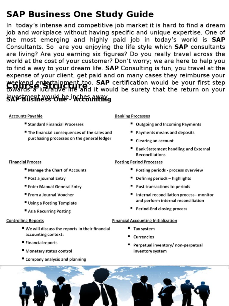 SAP Business One Course | PDF | Implementation | Business