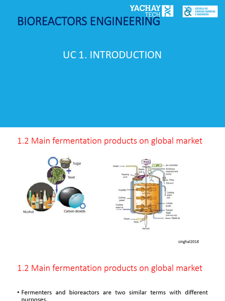 Fermenters and Bioreactors Overview | PDF | Fermentation | Microorganism
