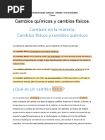 Reacciones Químicas - Conservación de La Materia en La Formación de ...