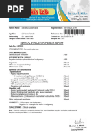 Cervical Cytology Requisition Form | PDF | Cervical Cancer | Cytopathology