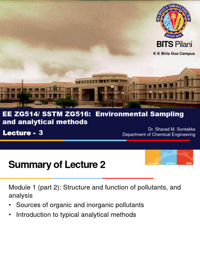 Lecture 3-Env Sampling | PDF | Significant Figures | Sampling (Statistics)